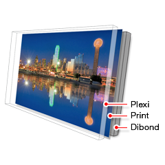 Dallas Face Mounting Prints On Acrylic/PlexiGlass - Acrylic Face Mounting